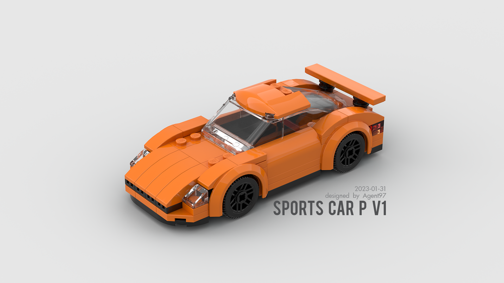 LEGO MOC Sports Car P V1 by Agent97 | Rebrickable - Build with LEGO