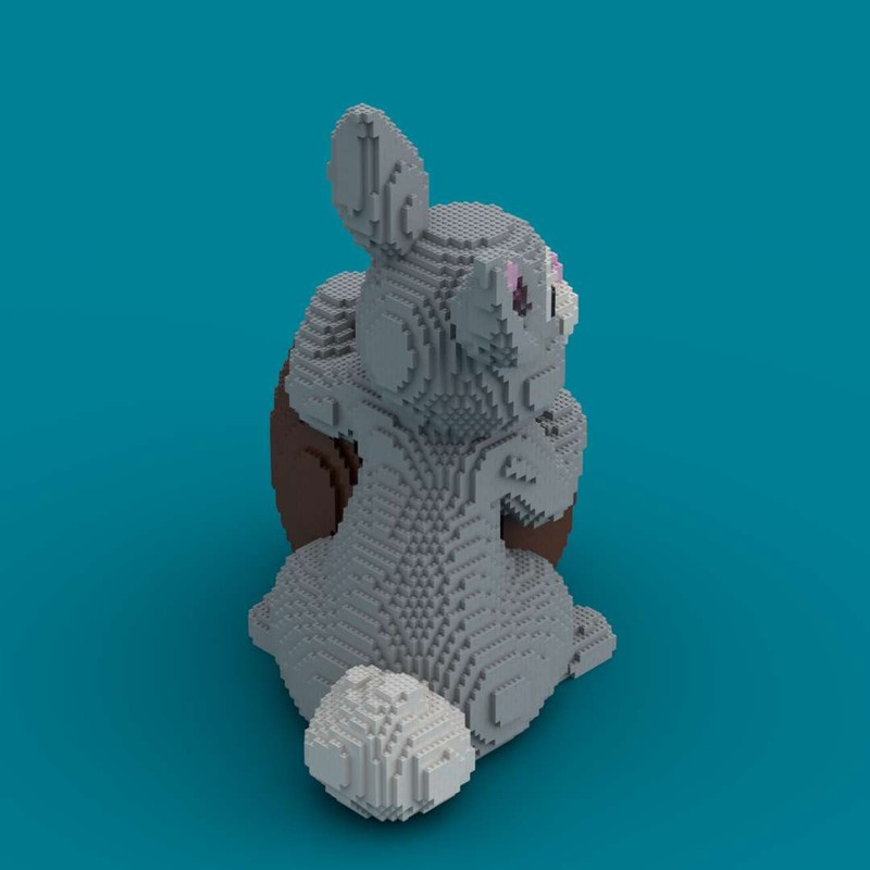 LEGO MOC Easter Bunny by otterbournelego | Rebrickable - Build with LEGO