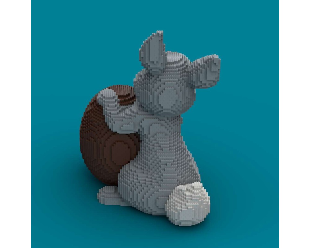 LEGO MOC Easter Bunny by otterbournelego | Rebrickable - Build with LEGO