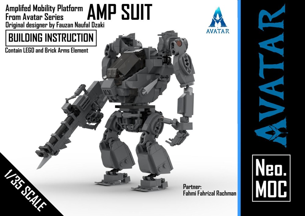 Lego Moc Amp Suit By Neomoc Rebrickable Build With Lego