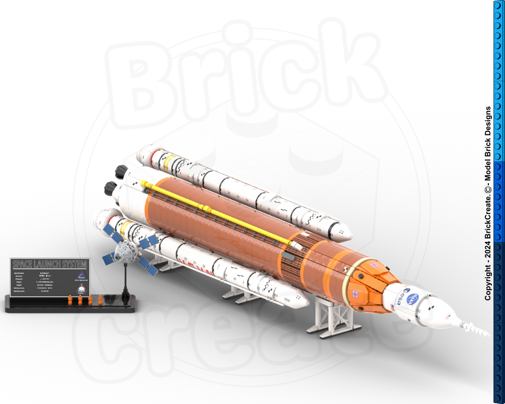 LEGO MOC Space Launch System Block 1 by BrickCreate | Rebrickable ...