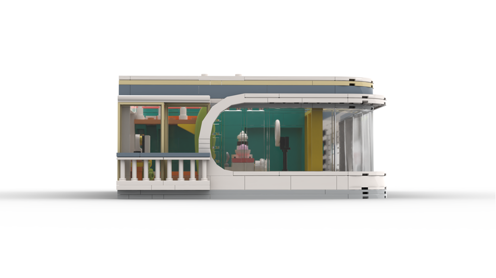 Lego Moc Friendship Tower Dormitory By Noobricks Rebrickable