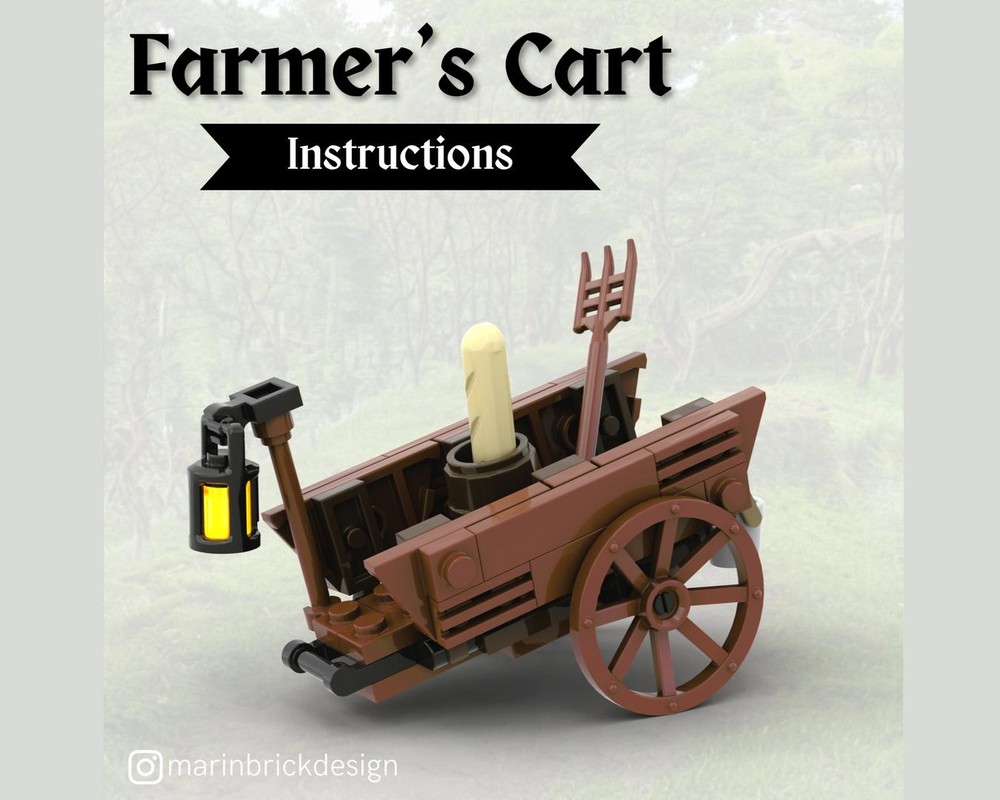 LEGO MOC Farmer's Cart - Lego Medieval Castle moc by marinbrickdesign ...
