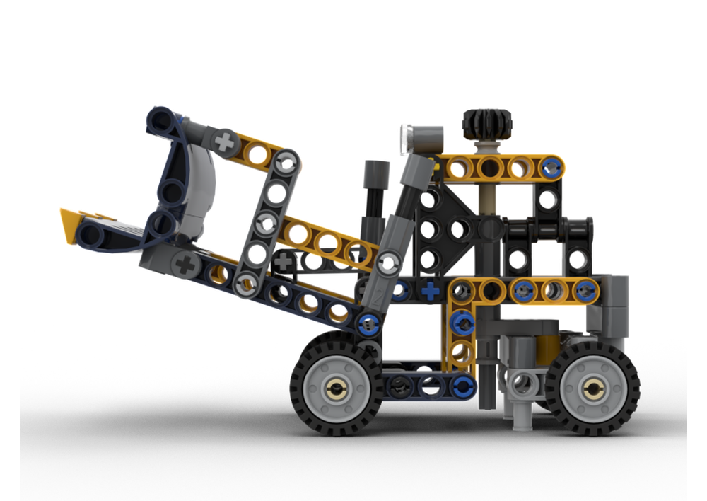 Lego Moc 42147 Wheel Loader V20 By Hoppepe Rebrickable Build