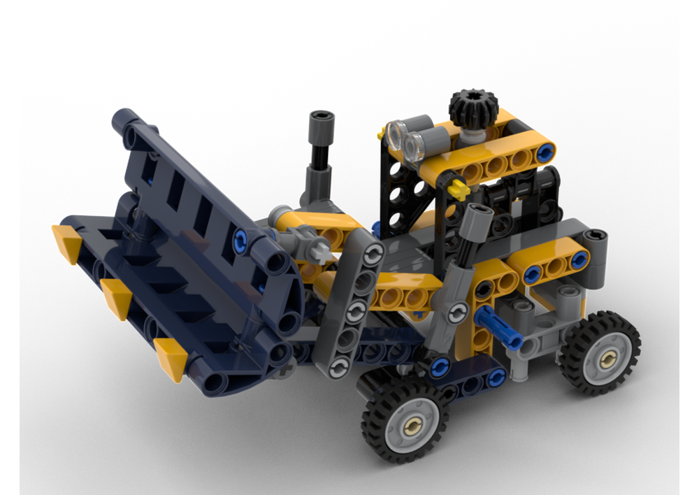 Lego Moc 42147 Wheel Loader V20 By Hoppepe Rebrickable Build