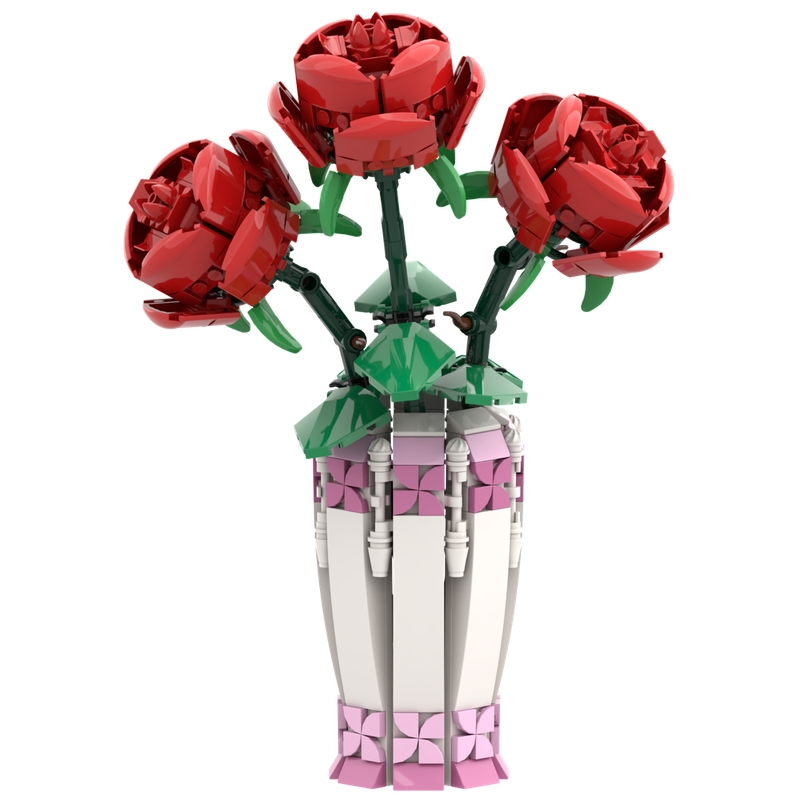 LEGO MOC Vase for Roses by cuch201 | Rebrickable - Build with LEGO
