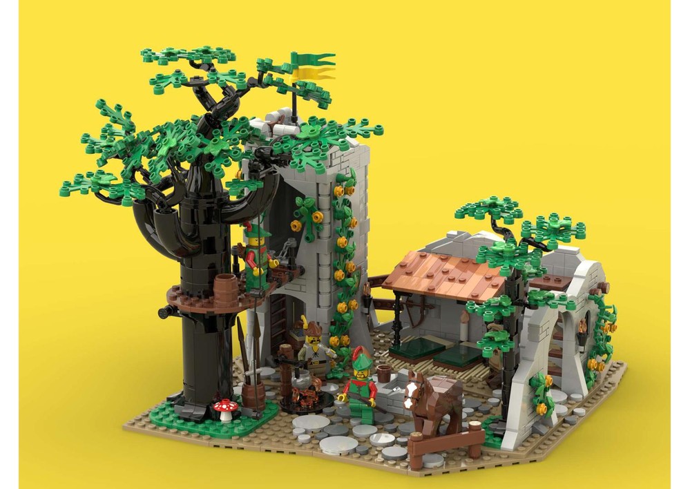 LEGO MOC Forest Men's Camp by lux.bricks | Rebrickable - Build with LEGO