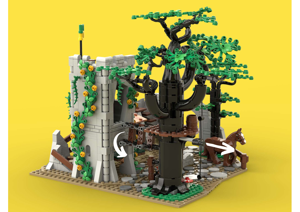 LEGO MOC Forest Men's Camp by lux.bricks | Rebrickable - Build with LEGO