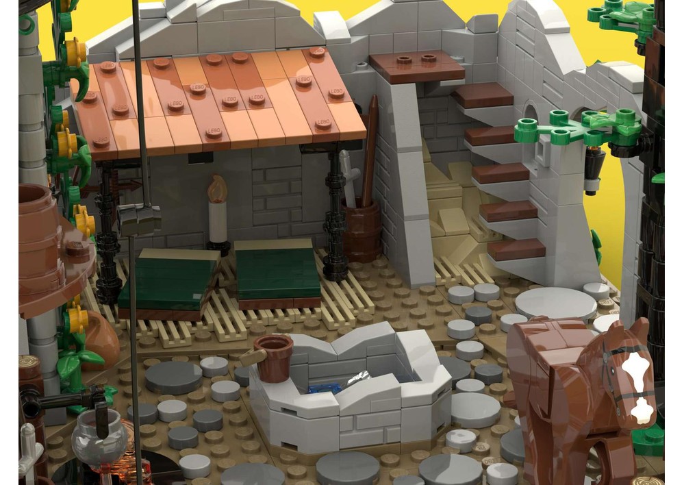 LEGO MOC Forest Men's Camp by lux.bricks | Rebrickable - Build with LEGO