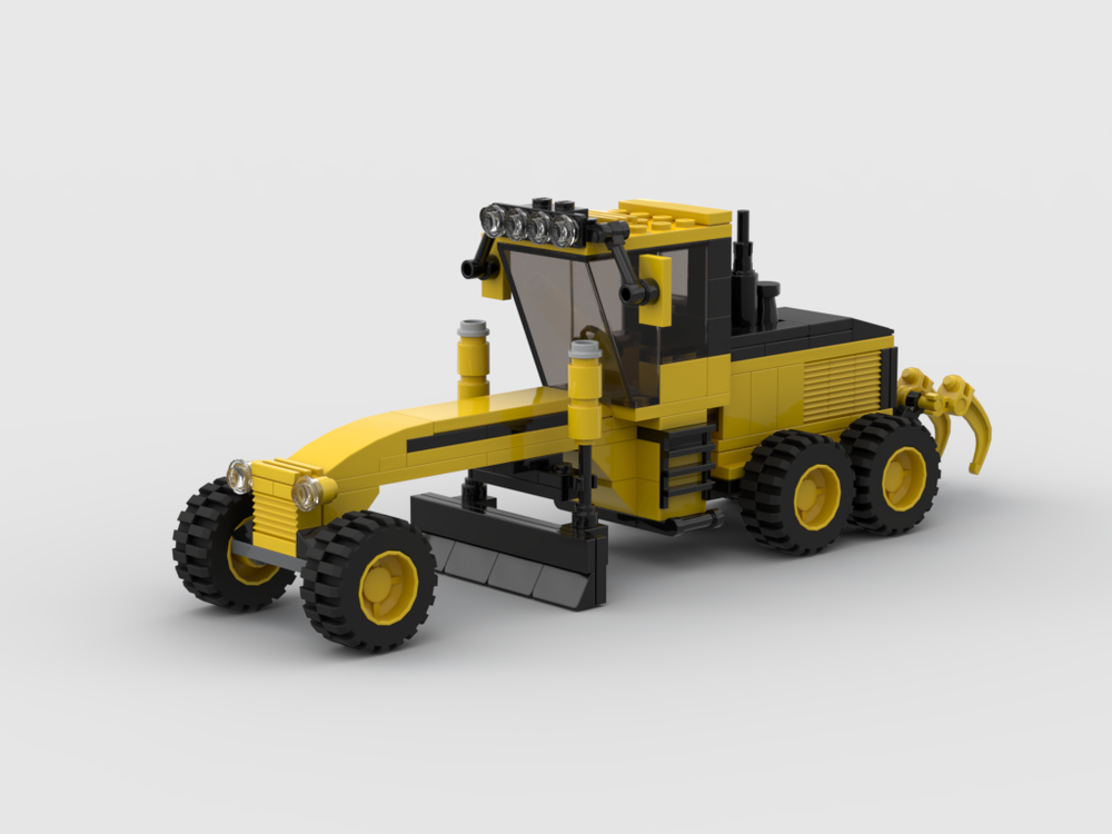 LEGO MOC Grader by JIDBrickCreations | Rebrickable - Build with LEGO