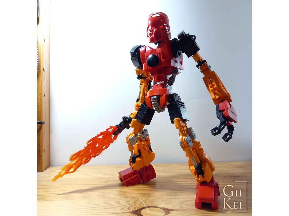 Lego Moc Toa Tahu Re Invention By Giikei Rebrickable Build With Lego