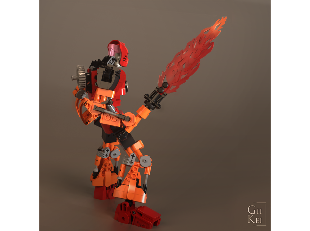 Lego Moc Toa Tahu Re Invention By Giikei Rebrickable Build With Lego
