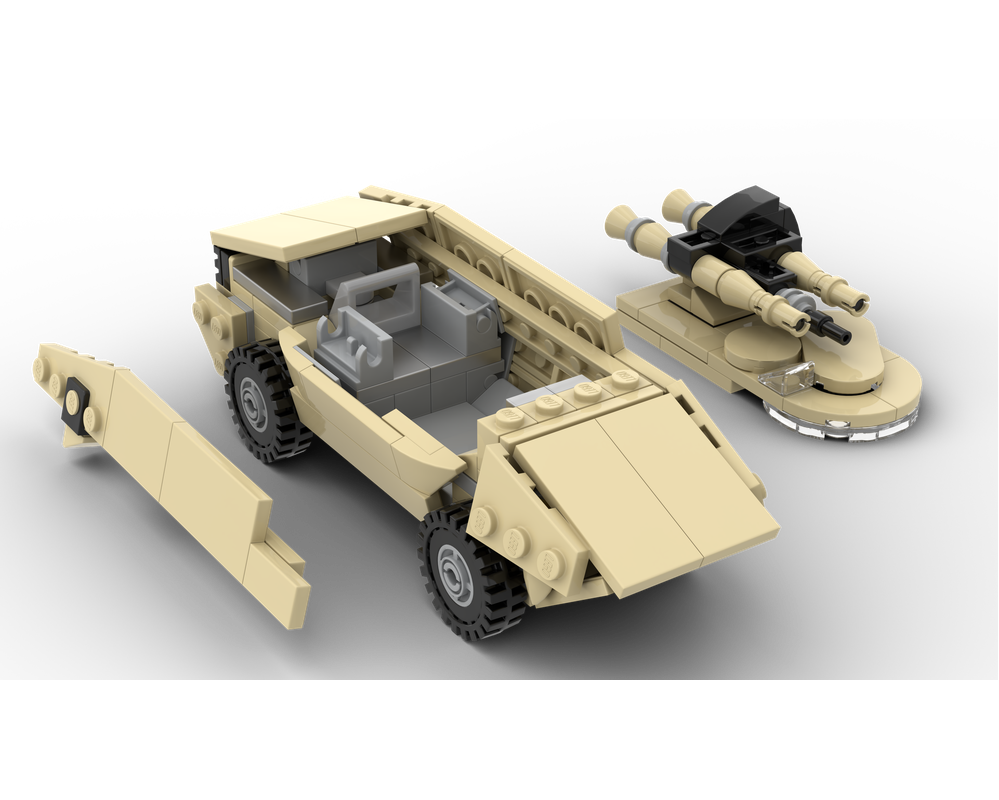 LEGO MOC 1:35 OTO Melara R3 Capraia (Breda-Folgore) by super_cacti ...