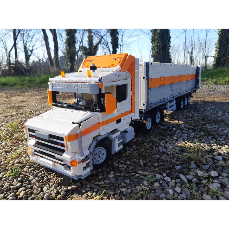 LEGO MOC Scania T144 6x2 and wing body trailer by OldOlneyLego ...
