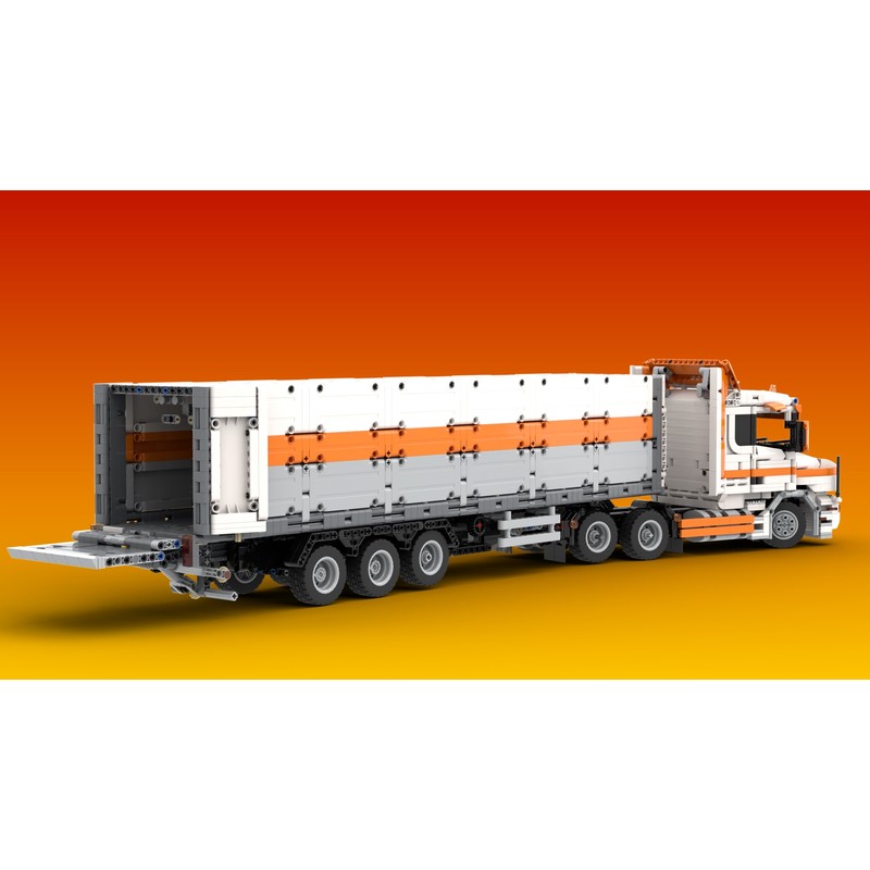 LEGO MOC Scania T144 6x2 and wing body trailer by OldOlneyLego ...