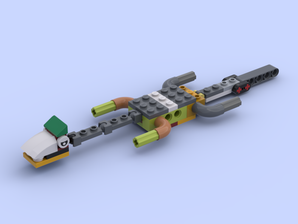 LEGO MOC Plesiosaur by Leiro | Rebrickable - Build with LEGO