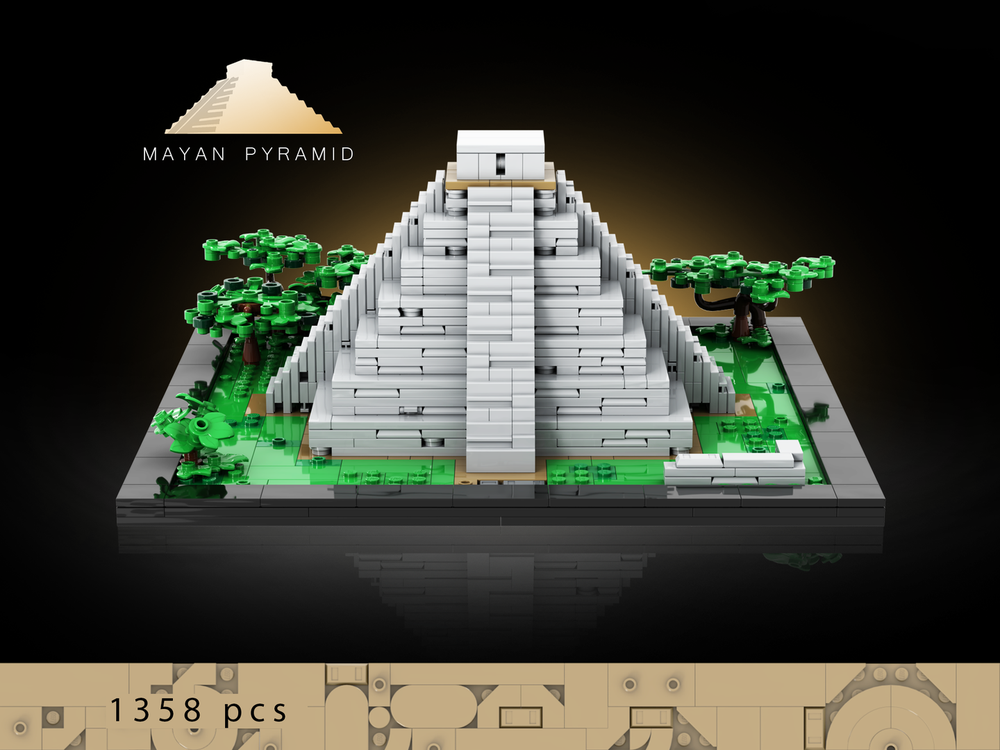 LEGO MOC Mayan Pyramid by Marius2002 | Rebrickable - Build with LEGO