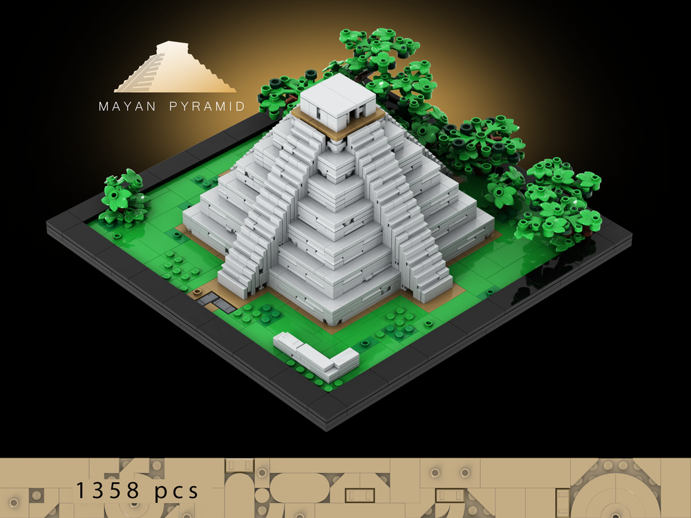 LEGO MOC Mayan Pyramid by Marius2002 | Rebrickable - Build with LEGO
