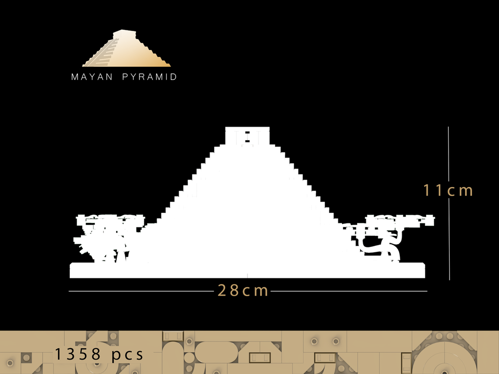 LEGO MOC Mayan Pyramid by Marius2002 | Rebrickable - Build with LEGO