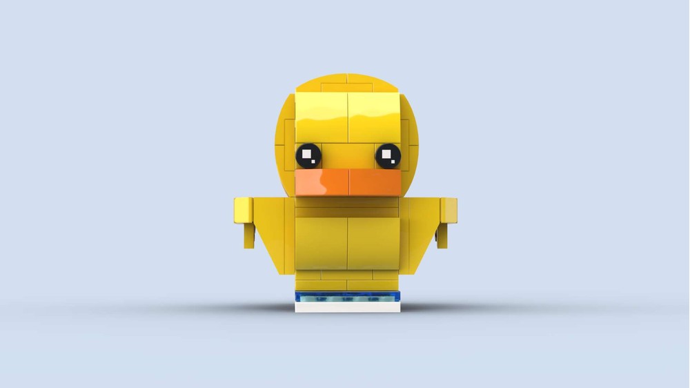 Lego Moc Rubber Duck By Delightmoc Rebrickable Build With Lego