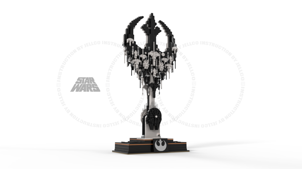 LEGO MOC REBEL Alliance Symbol Trophy for Display by jellco ...