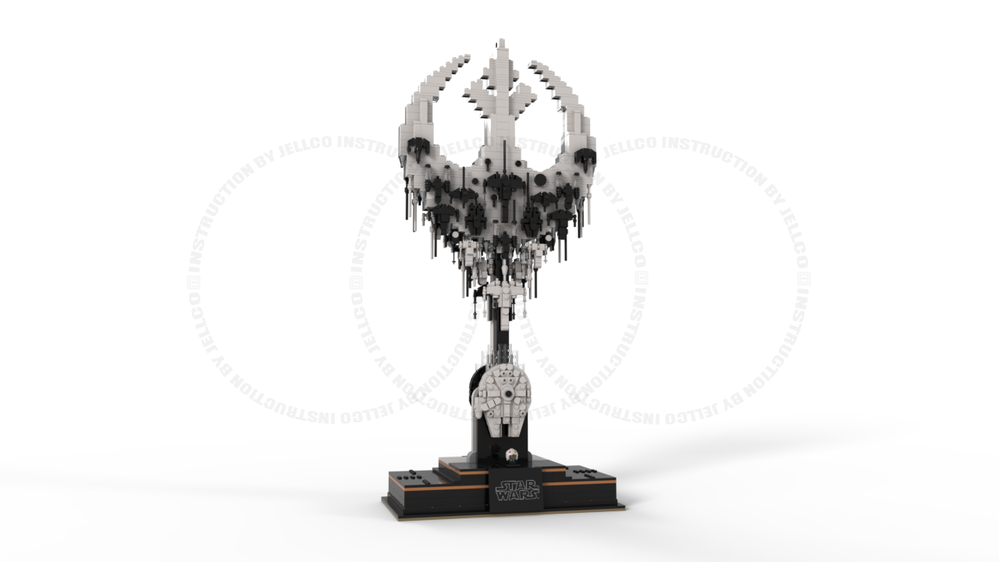 LEGO MOC REBEL Alliance Symbol Trophy for Display by jellco ...