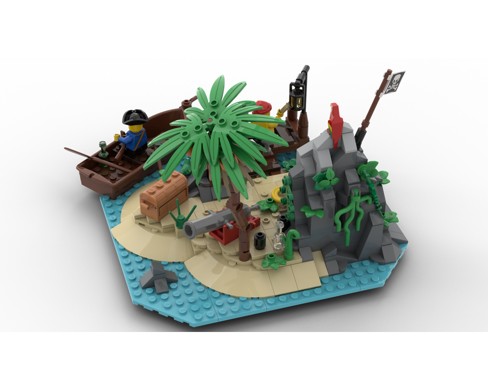 LEGO MOC 6254 Rocky Reef Remake by Legat_Of_Legion | Rebrickable ...