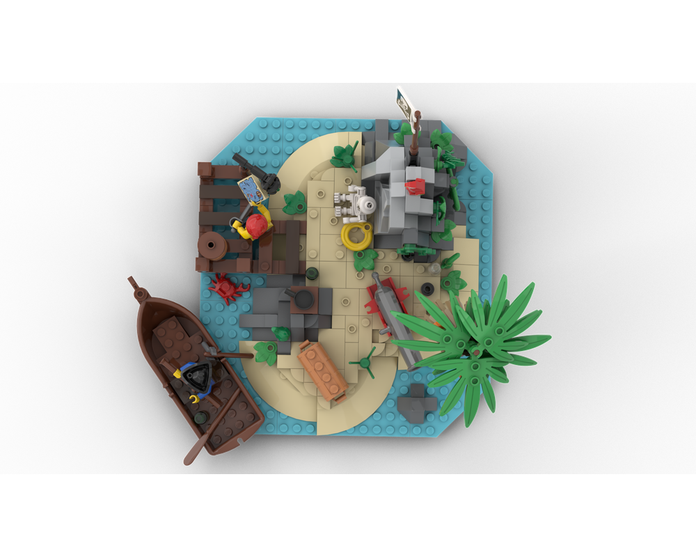 LEGO MOC 6254 Rocky Reef Remake by Legat_Of_Legion | Rebrickable ...