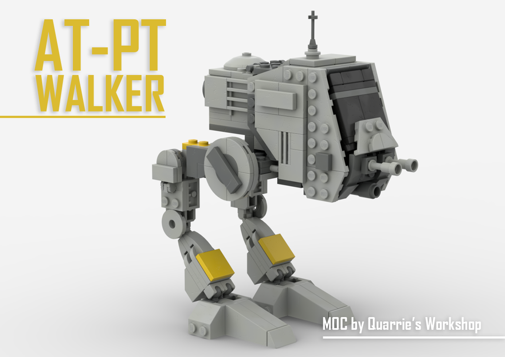 LEGO MOC AT-PT Walker by Quarries Workshop | Rebrickable - Build with LEGO