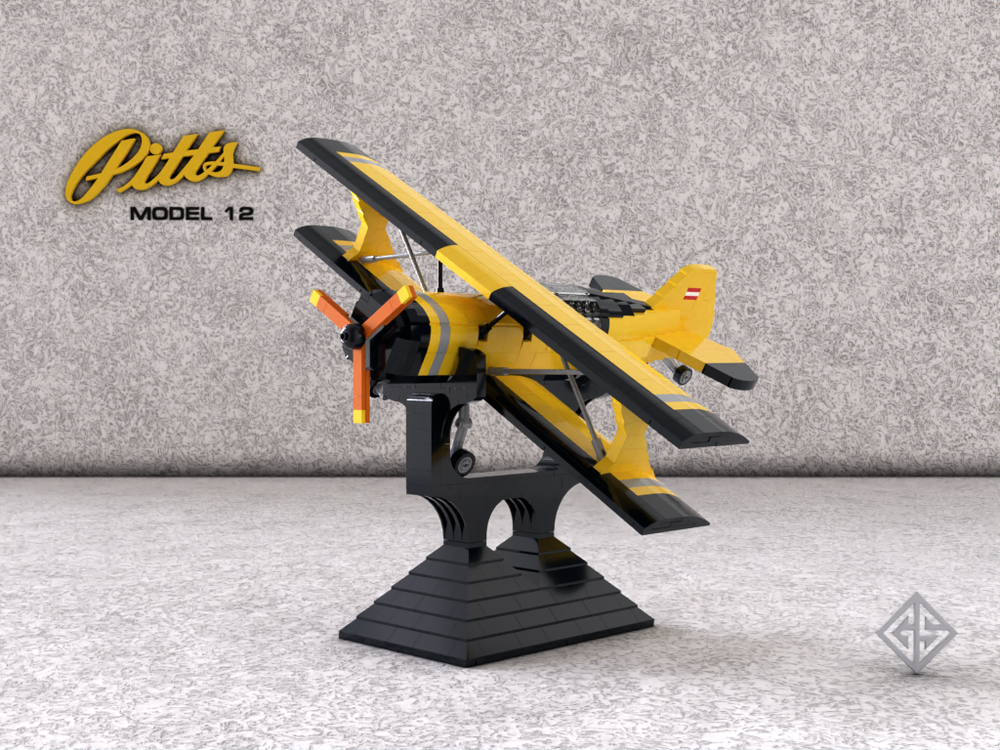 LEGO MOC Pitts Model 12_Biplane by GS_design | Rebrickable - Build with ...