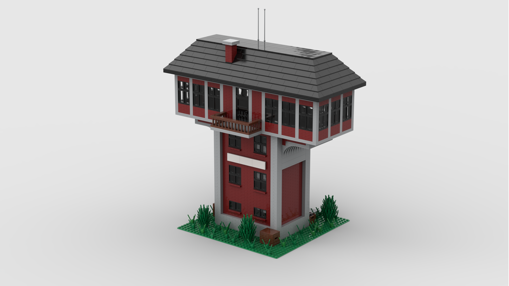 LEGO MOC Poste Aiguillage - Signal tower - MOC by Mimi68 | Rebrickable ...