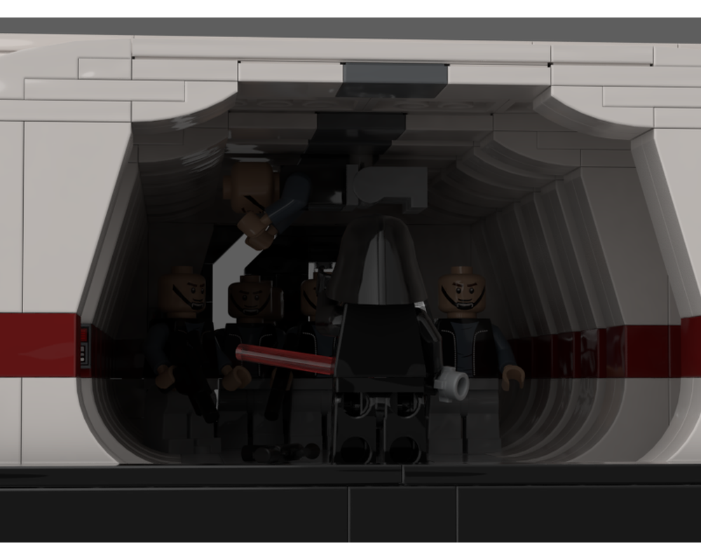 Lego Moc Vader Hallway Scene Rogue One Accurate Model By Ronlegos