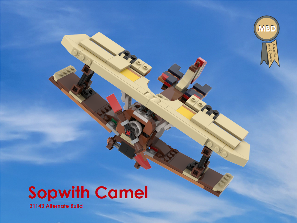 LEGO MOC Sopwith Camel, 31143 Alternate Build by Macharius ...