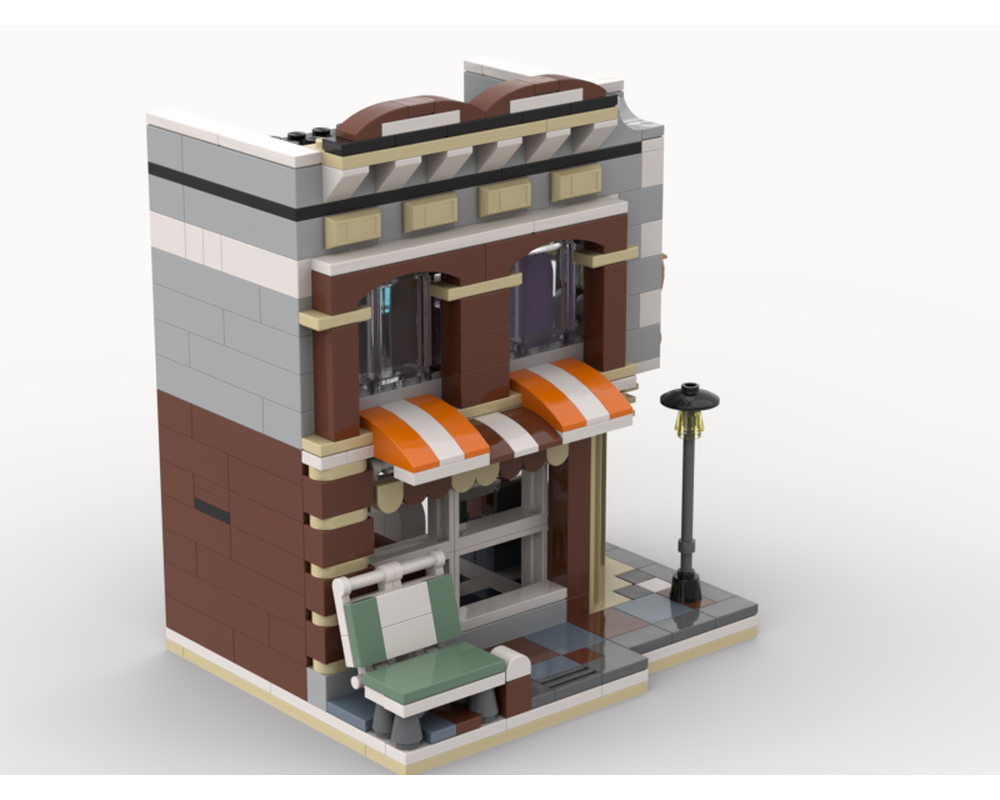 Lego Moc Classic Restaurant By Cassieliu Rebrickable Build With Lego