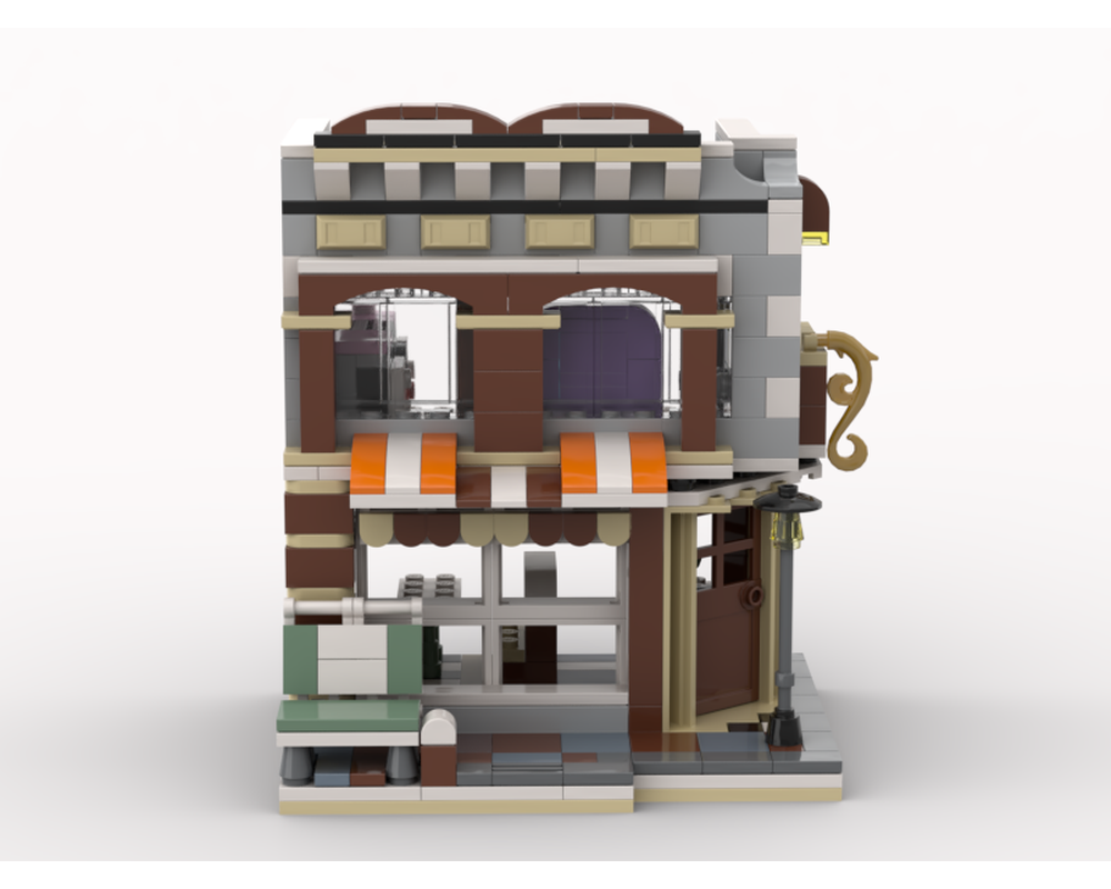 Lego Moc Classic Restaurant By Cassieliu Rebrickable Build With Lego