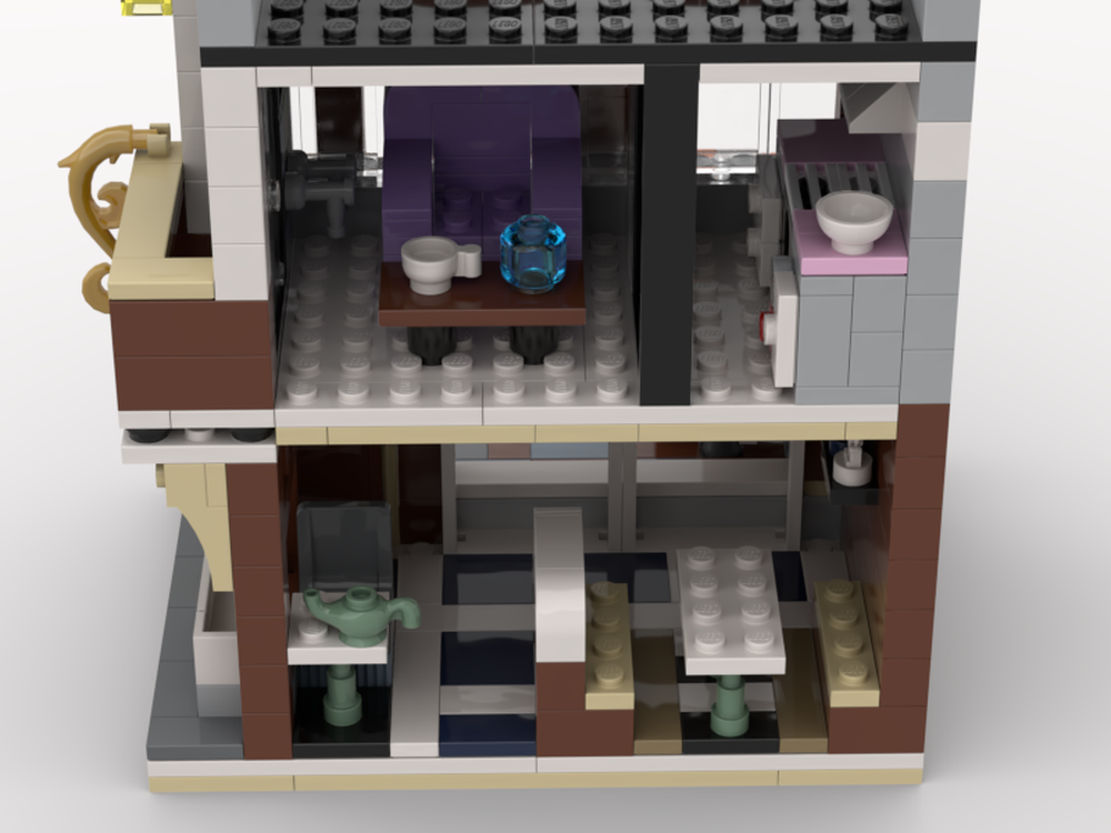 LEGO MOC Classic restaurant by cassieLiu | Rebrickable - Build with LEGO