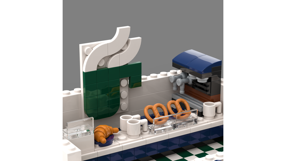 LEGO MOC Café 16x16 by JuliaBuilds | Rebrickable - Build with LEGO