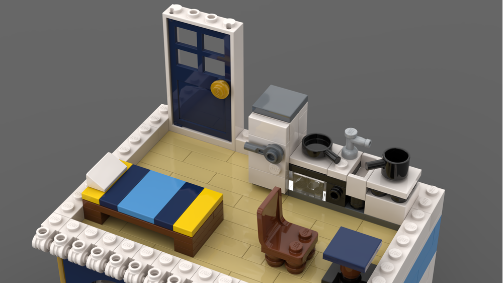 LEGO MOC Café 16x16 by JuliaBuilds | Rebrickable - Build with LEGO