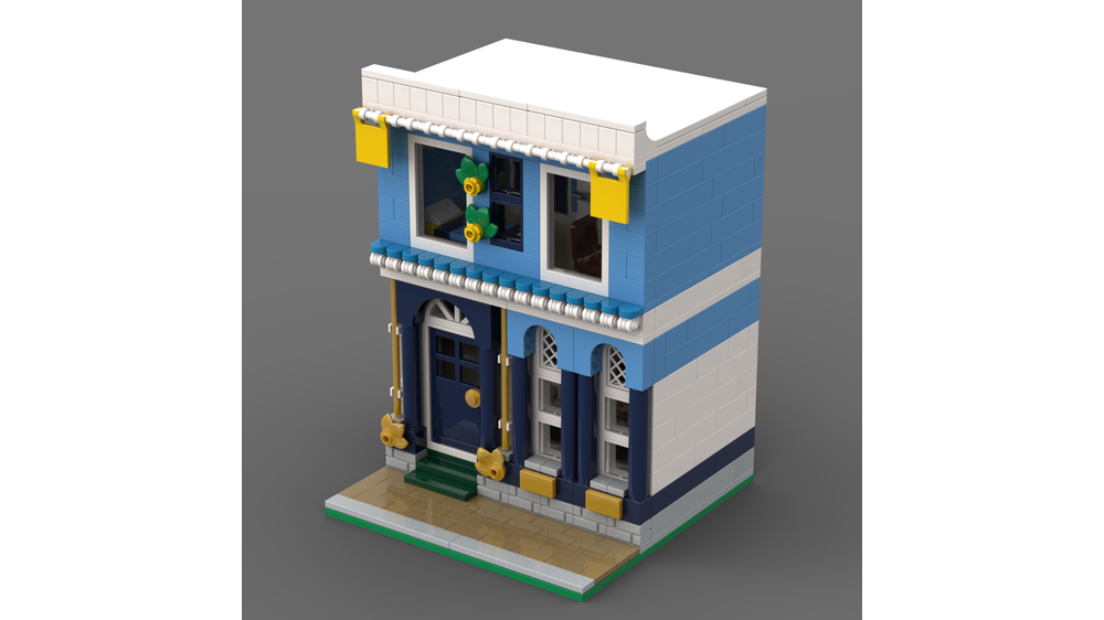 LEGO MOC Café 16x16 by JuliaBuilds | Rebrickable - Build with LEGO