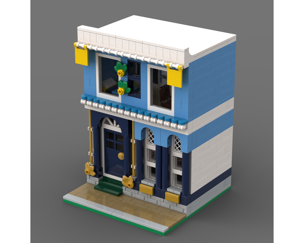 LEGO MOC Café 16x16 by JuliaBuilds | Rebrickable - Build with LEGO