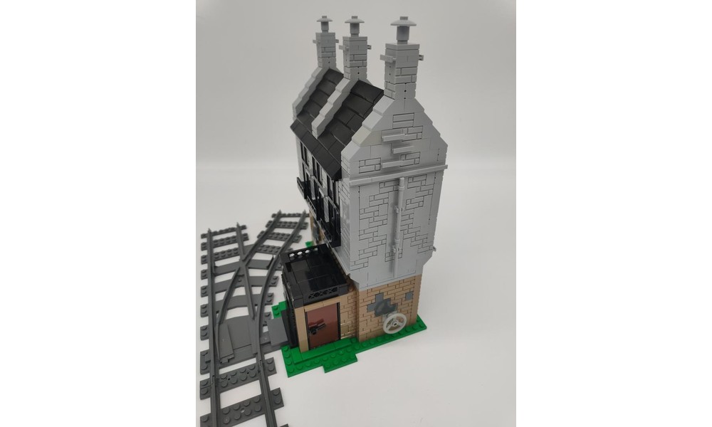 Lego Moc Railroad Interlocking Tower With Switch Track By Osnawolle