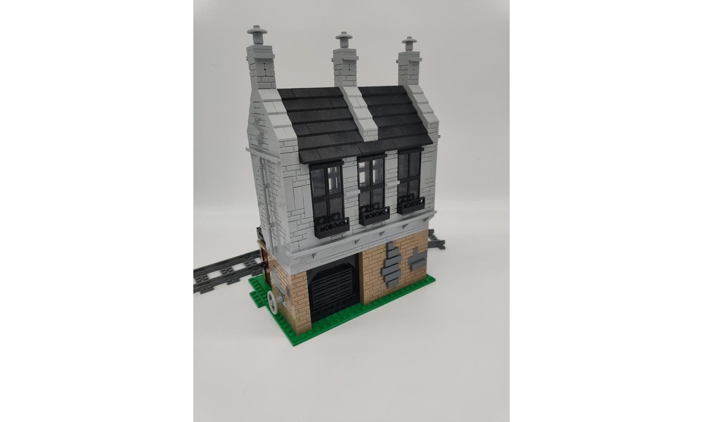 Lego Moc Railroad Interlocking Tower With Switch Track By Osnawolle