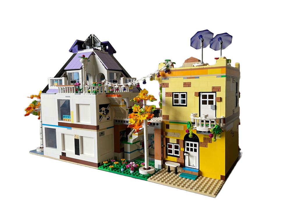 Lego Moc 2x 41732 Downtown Flower And Design Modular Alternate Build By