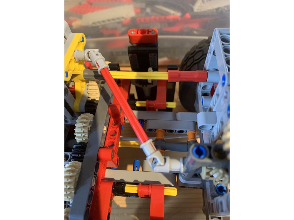 Lego Moc 42082 Moc Firetruck By Gaitquebec Rebrickable Build With Lego