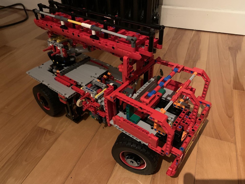 Lego Moc 42082 Moc Firetruck By Gaitquebec Rebrickable Build With Lego