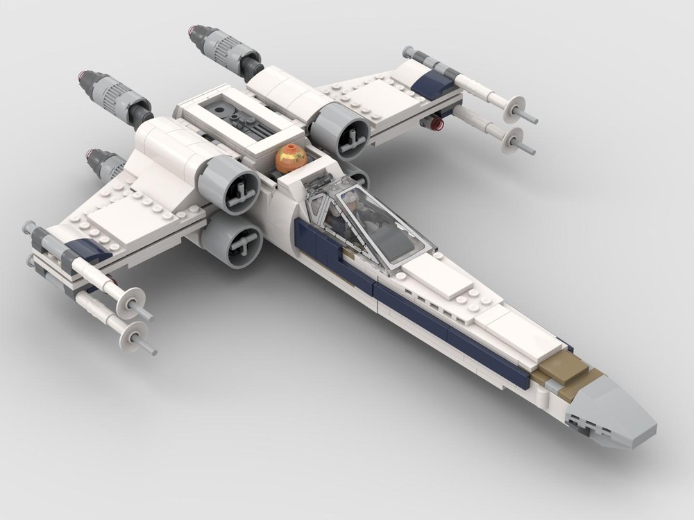 LEGO MOC Blue Squadron X wing Starfighter by mandalorianknight ...
