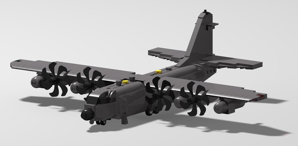 LEGO MOC Lockheed Martin HC-130J by curiositie | Rebrickable - Build ...
