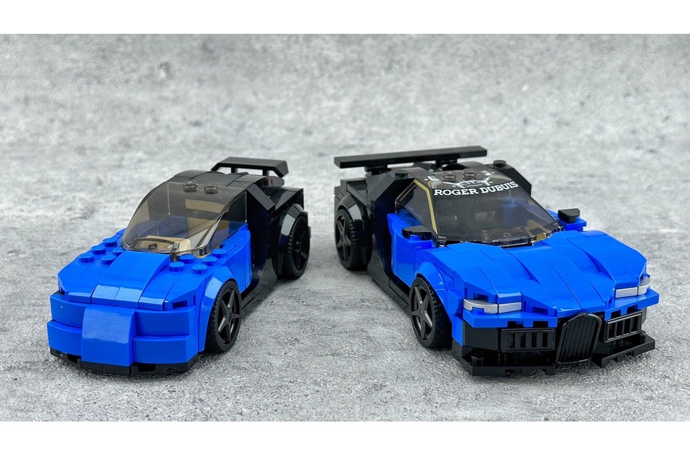 LEGO MOC 75878 Bugatti Chiron - Speed Champions 8 Studs wide by ...