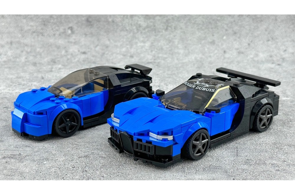 LEGO MOC 75878 Bugatti Chiron - Speed Champions 8 Studs wide by ...