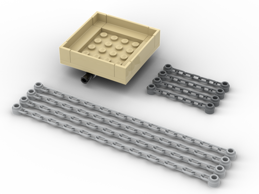 LEGO MOC Load Securing Lashing Chain with Box for Inloader by Technik ...